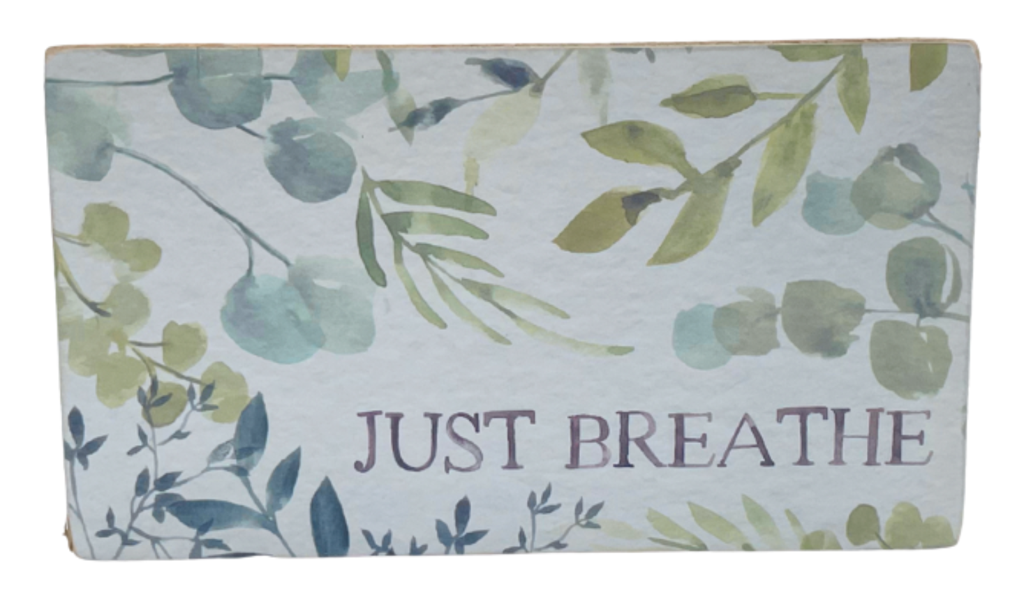 Just Breathe Sign – Boxes by Genna